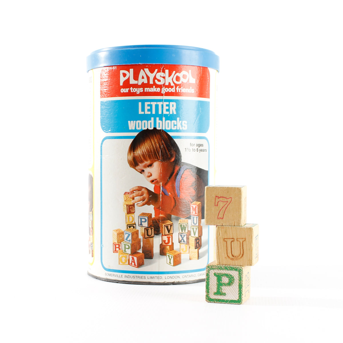 Ensemble Lettres en bois Alphabet Playskool 1974 – Le Petit Couture